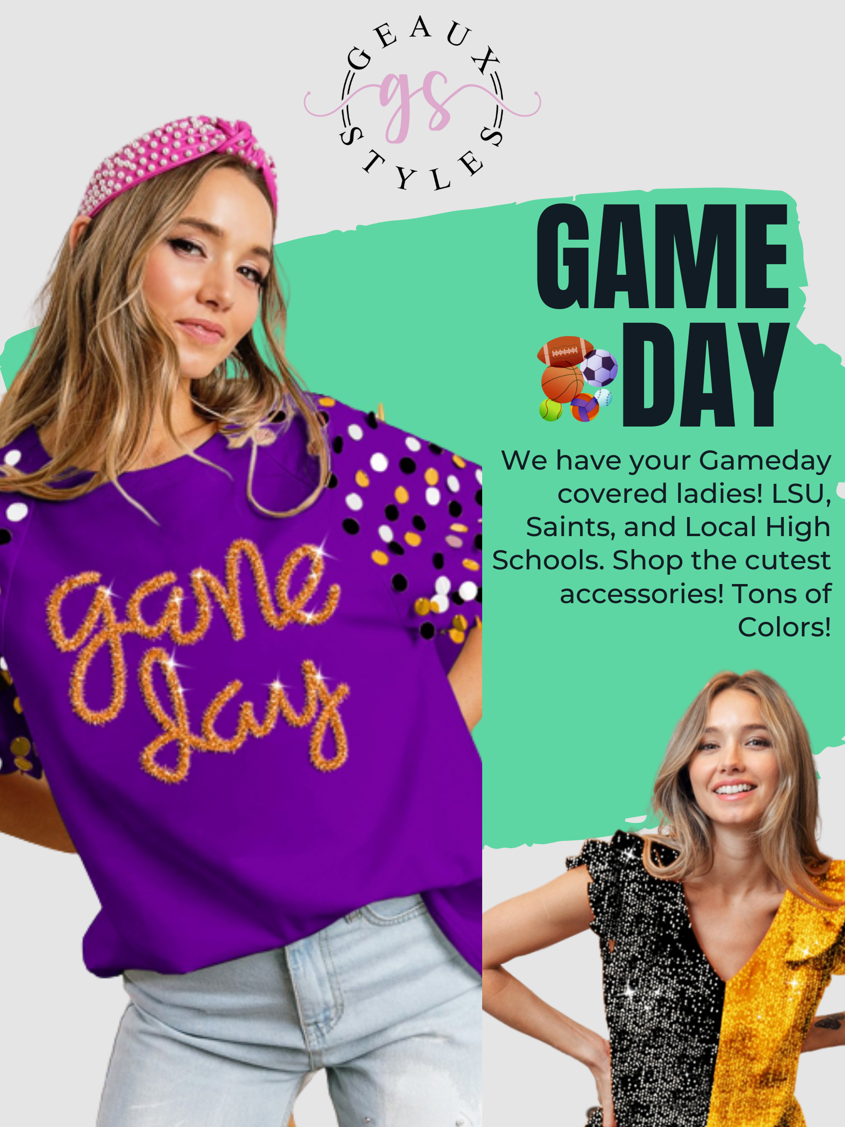 Game Day Local Boutique: Elevate Your Style with Geaux Styles Fashion!