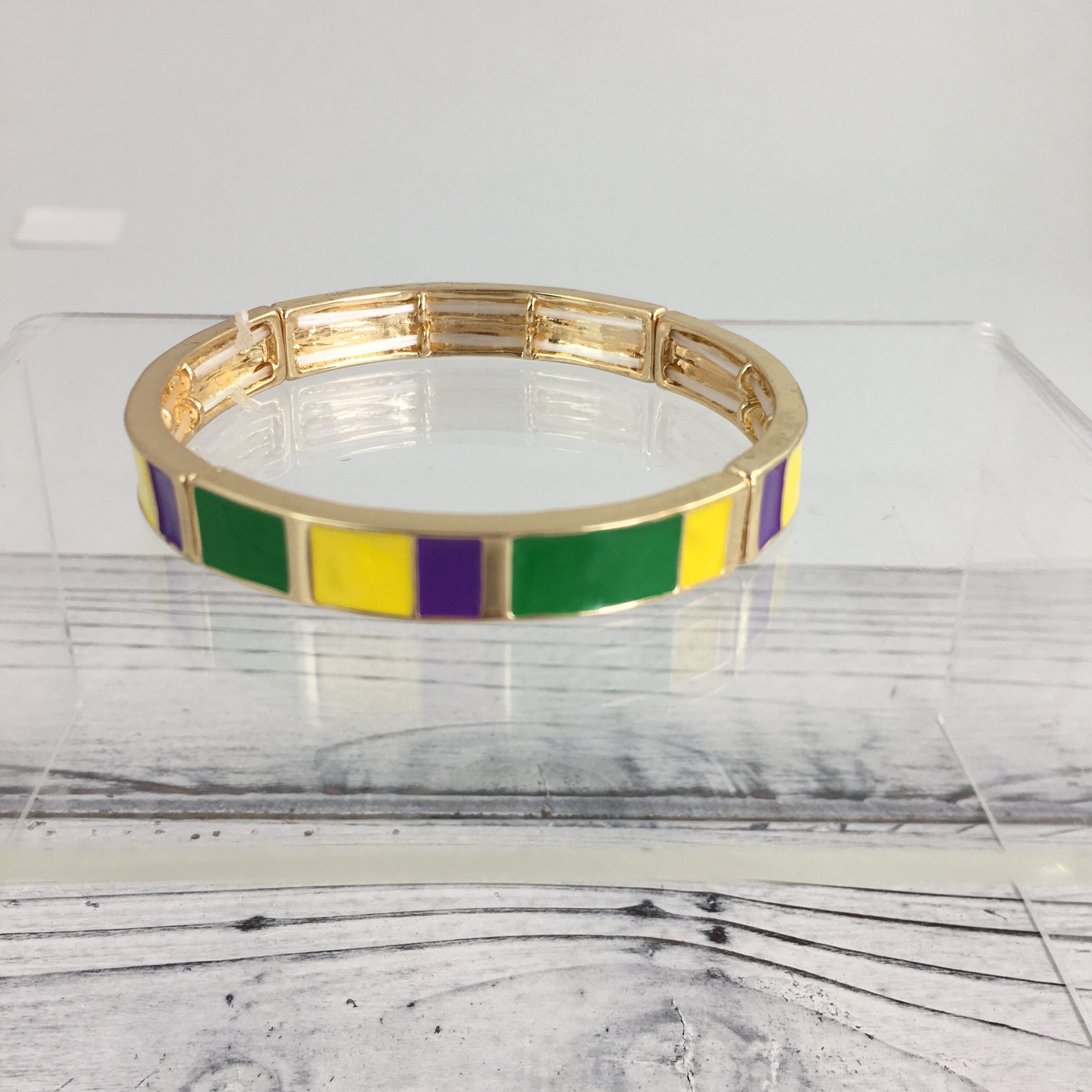 Shop Mardi Gras Bangle Bracelet | Geaux Styles