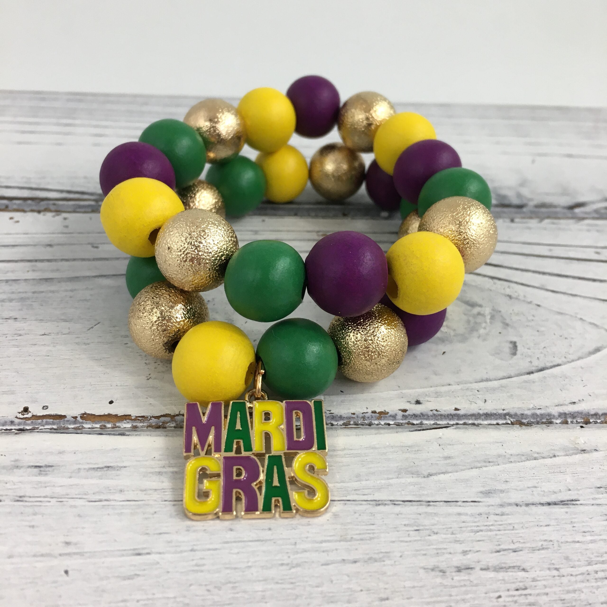 Mardi Gras Charm Bracelet | Geaux Styles