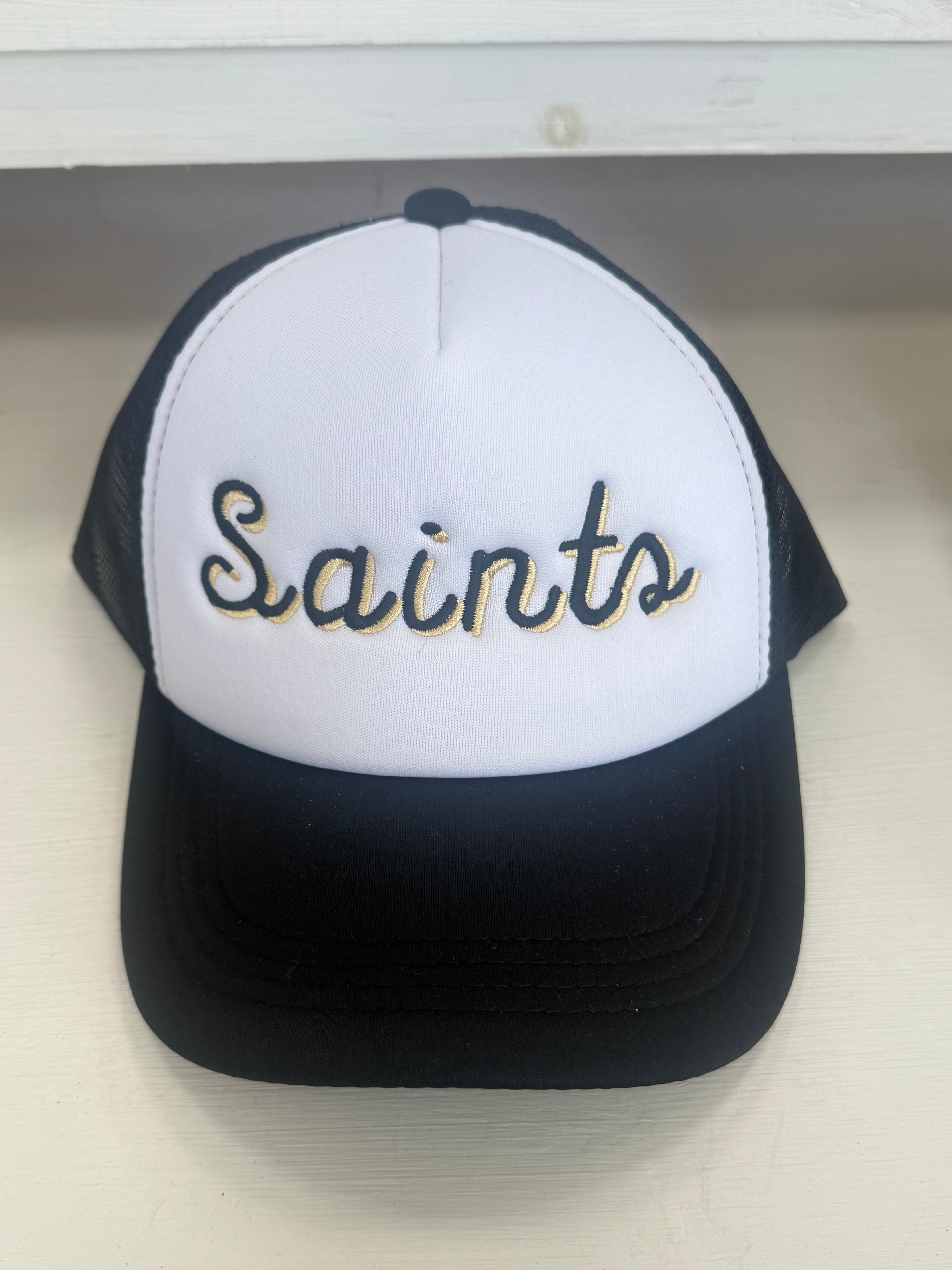 Saints Foam Embroidered Hat | Geaux Styles