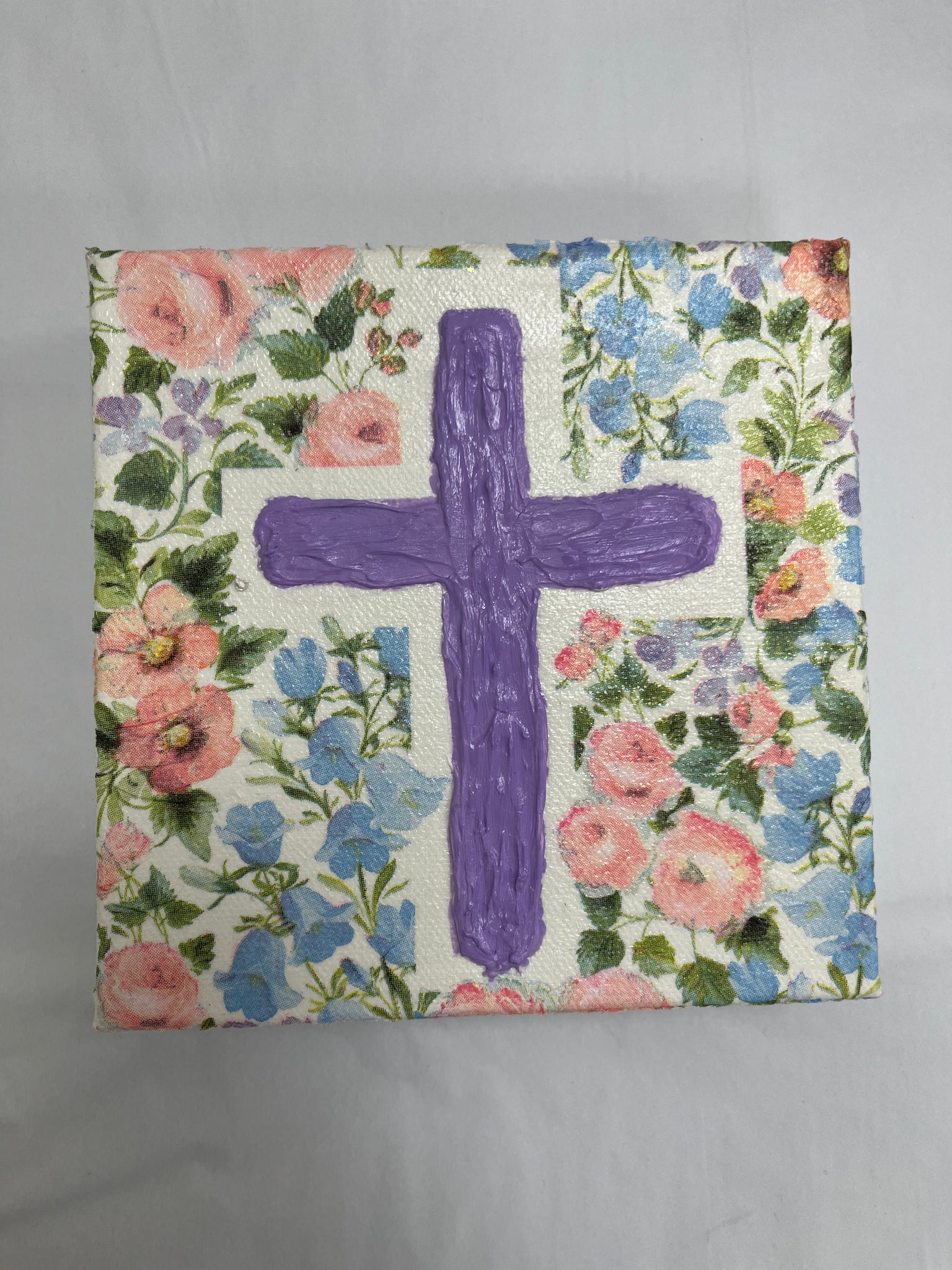 Purple Cross Easter Canvas | Geaux Styles